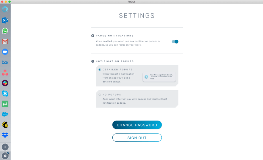 Focos - Work made easy